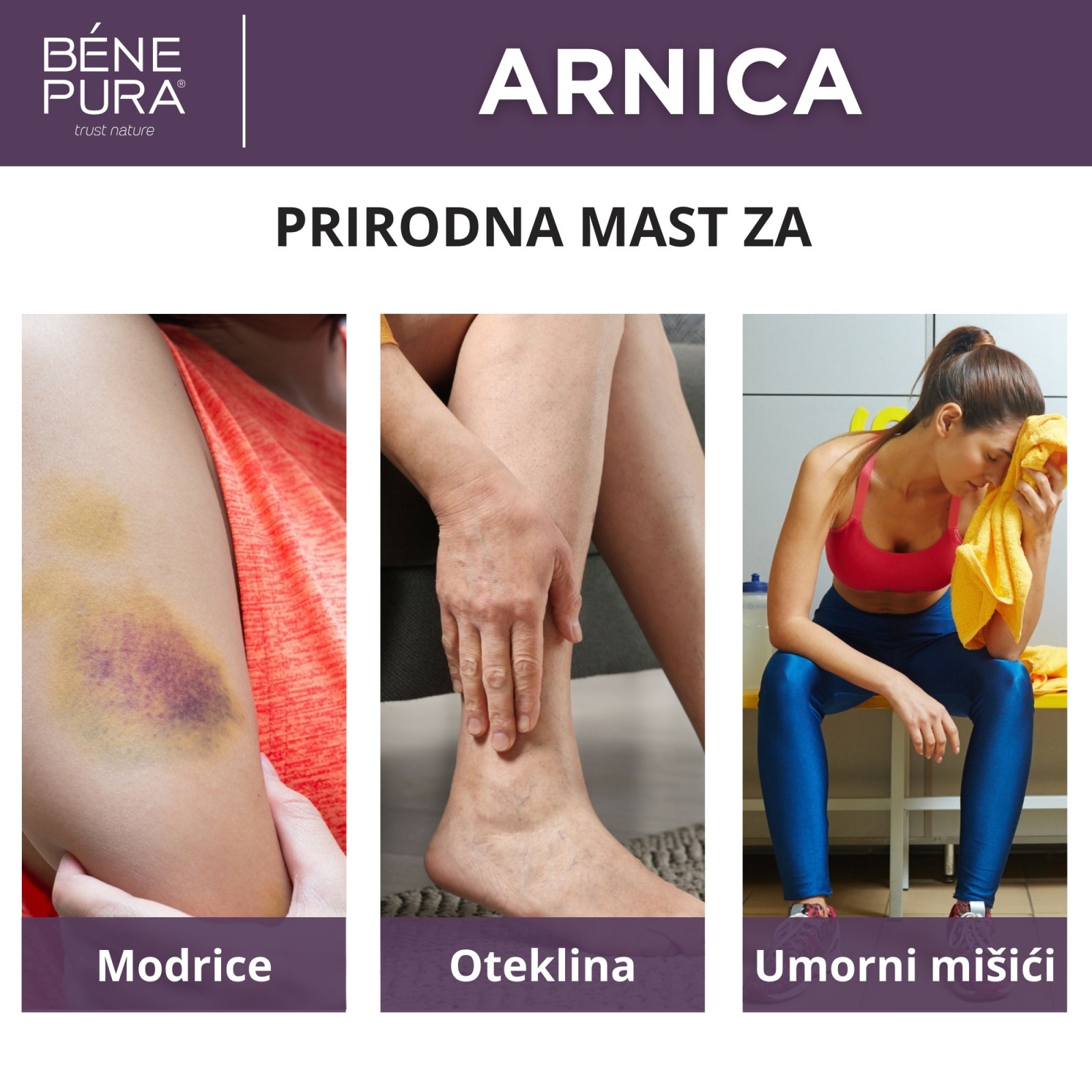 ᐉ Mast za Modrice i Mišiće s Arnikom - 40ml - Benepura.hr