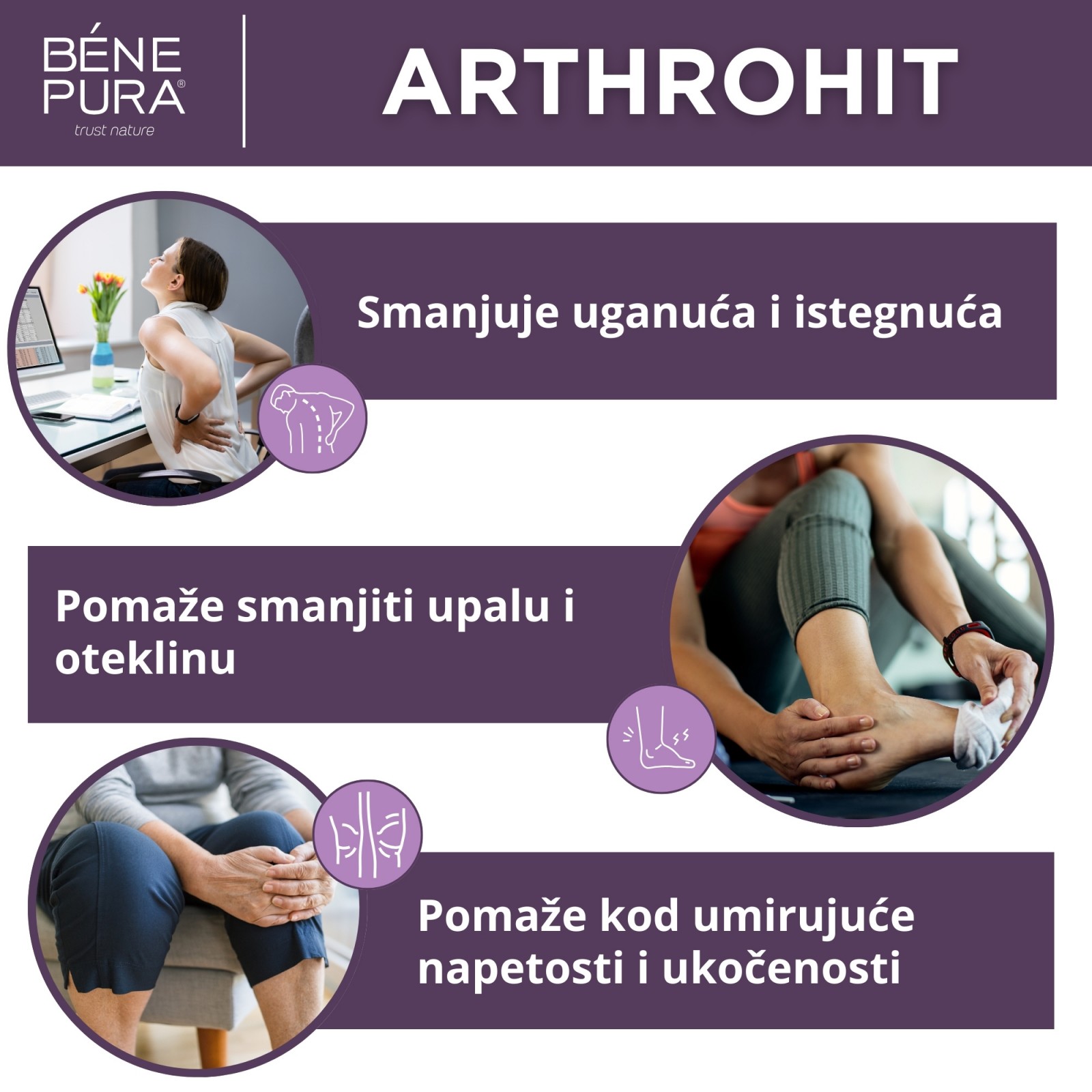 ᐉ Mast za Zglobove od Gaveza i Koprive - 40ml - Benepura.hr