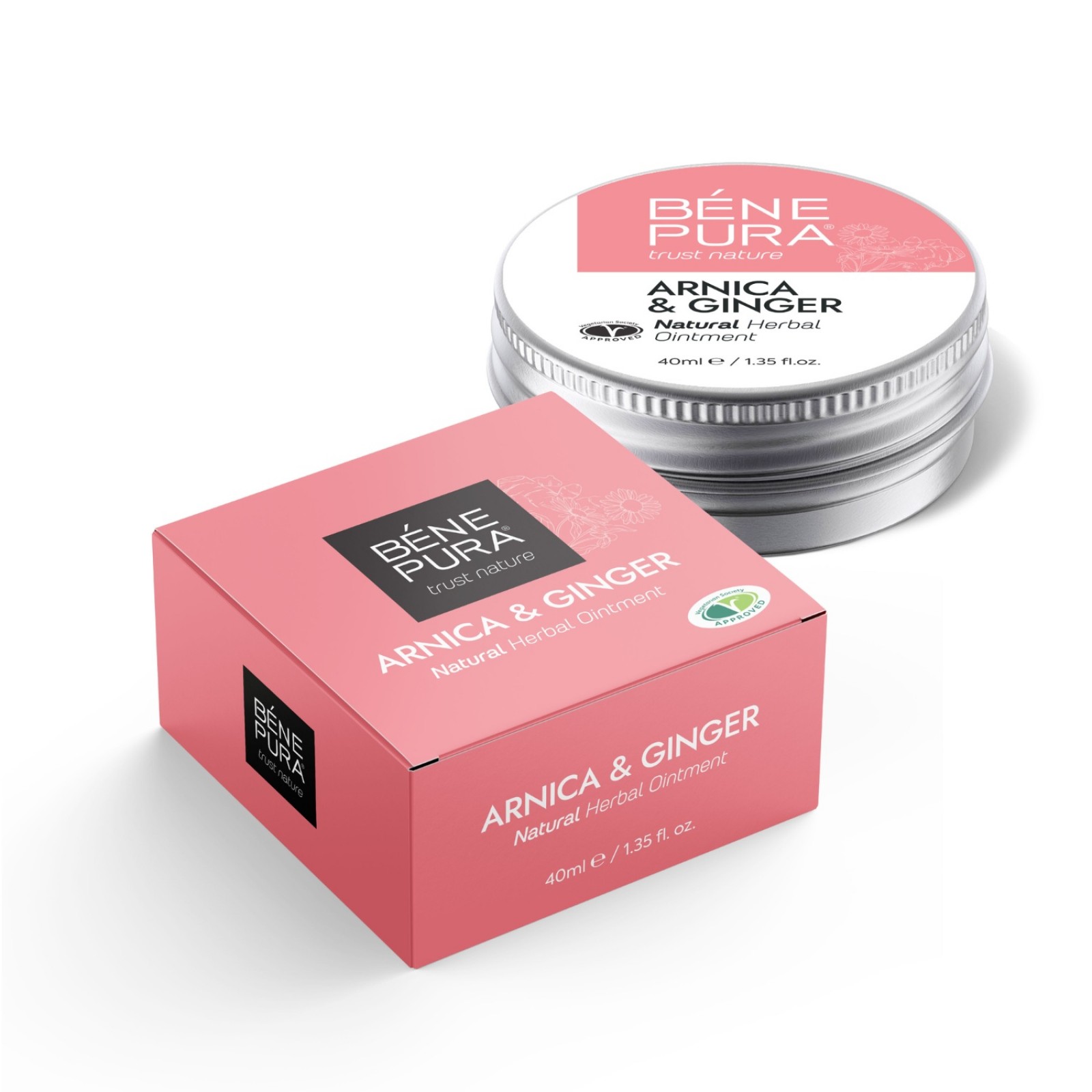 ᐉ Mast za Modrice i Mišiće s Arnika i Đumbirom - 40ml - Benepura.hr